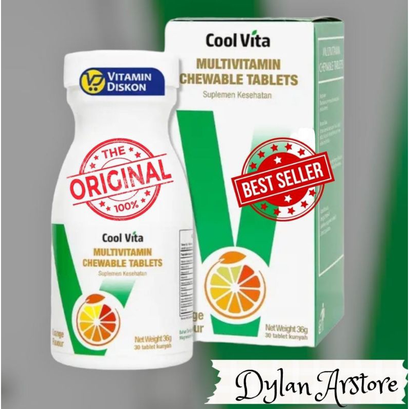 Jual [ ORI ] COOLVITA MULTIVITAMIN ORANGE | Shopee Indonesia