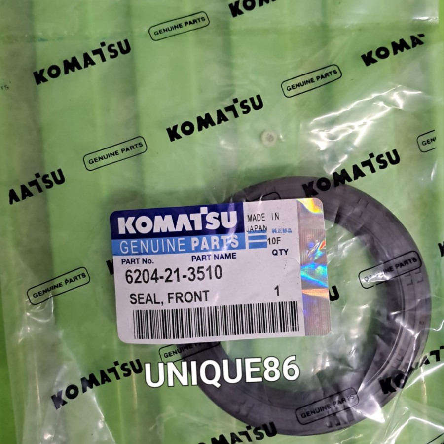 Jual SEAL CRANKSHAFT DEPAN 6204-21-3510 PC75 4D95 GENUINE KOMATSU ...