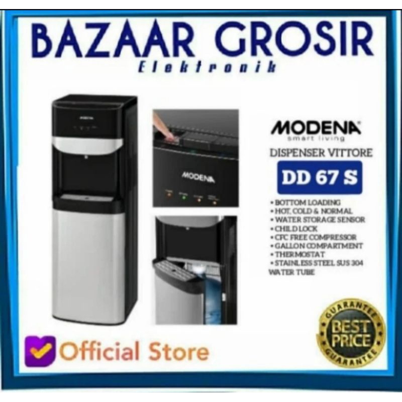 Jual DISPENSER AIR MODENA VITTORE DD 67 S GALON BAWAH BOTTOM LOADING ...