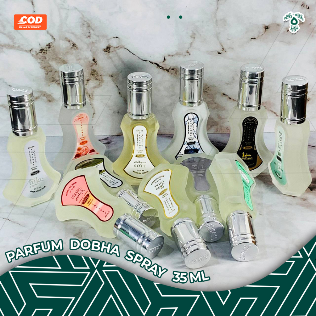Jual Parfum Arab Dobha Original Non Alkohol Halal Spray 35 ML | Shopee ...
