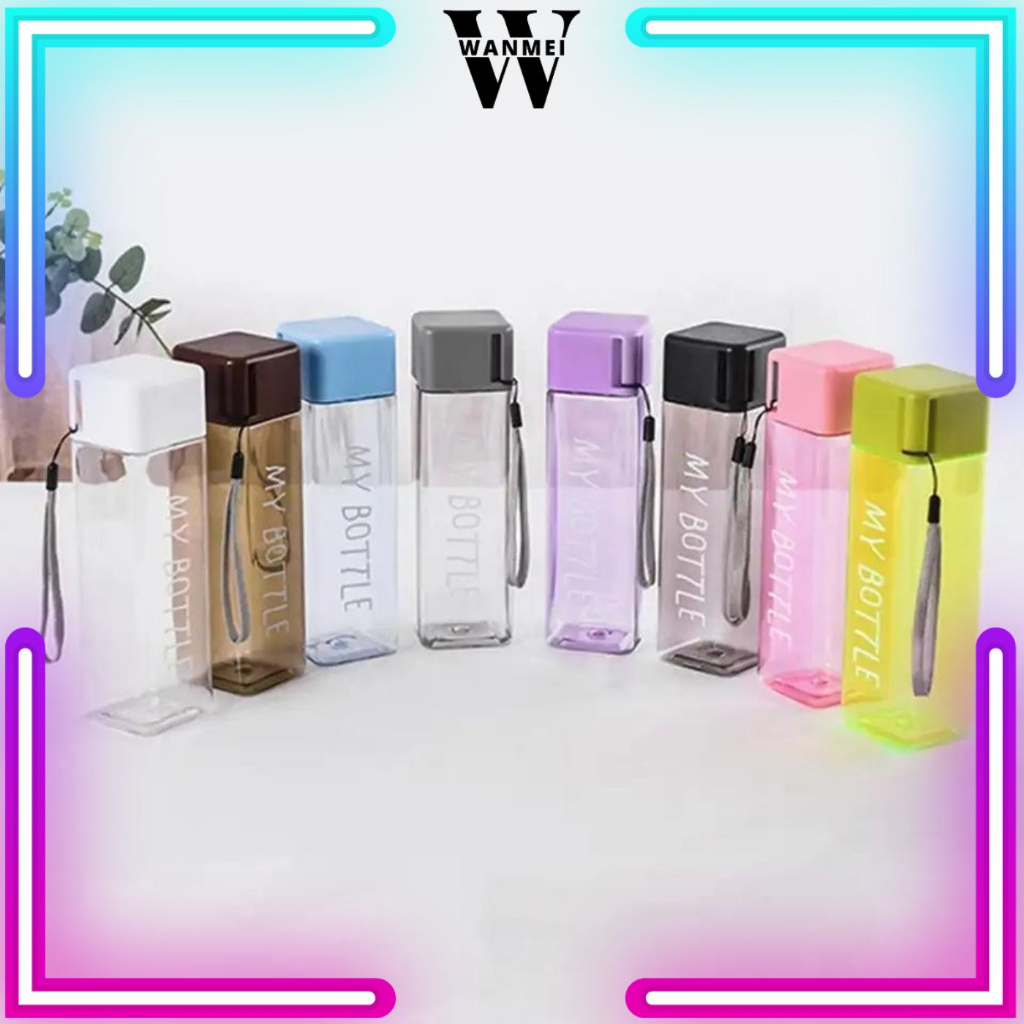Jual WMMy Bottle Square My Bottle Kotak My Bottle Persegi Botol minum ...