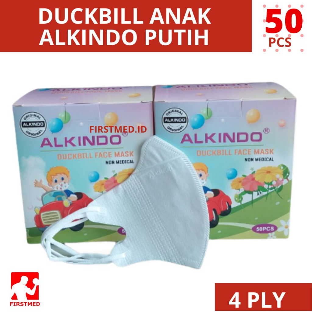 Jual MASKER DUCKBILL ANAK ALKINDO PUTIH POLOS 50 PCS TEBAL 4 PLY MASKER ... Jual MASKER DUCKBILL ANAK ALKINDO PUTIH POLOS 50 PCS TEBAL 4 PLY MASKER ...