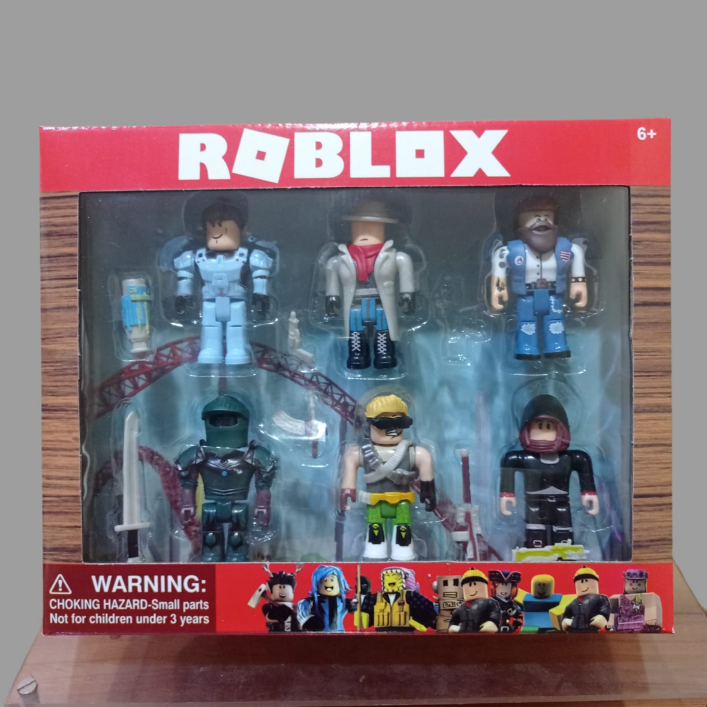 Jual Roblox Figure Pack Roblox Q CLASH Topper Kue Figure Roblox set isi ...