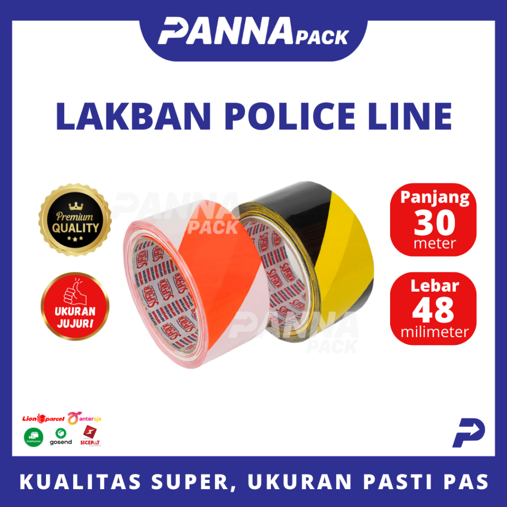Jual PANNAPACK Lakban Police Line Lakban Garis Polisi Warna Kuning ...