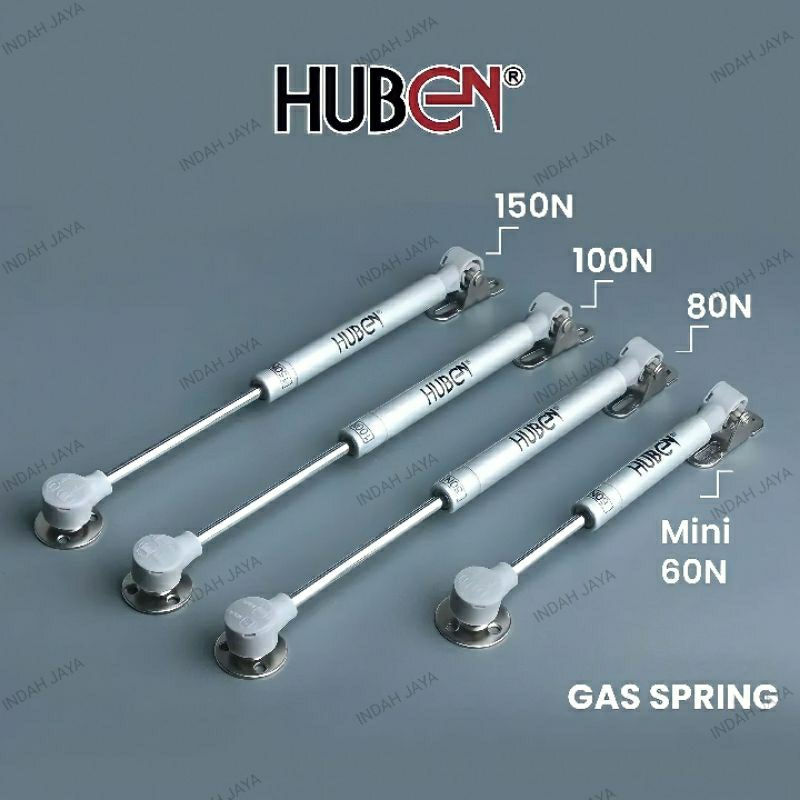 Jual Pegas Hidrolik Gas Spring Huben GS Mini 60N 80N 100N 150N | Shopee ...