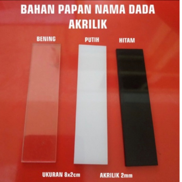 Jual BAHAN PAPAN NAMA DADA / PAPAN NAMA AKRILIK | Shopee Indonesia