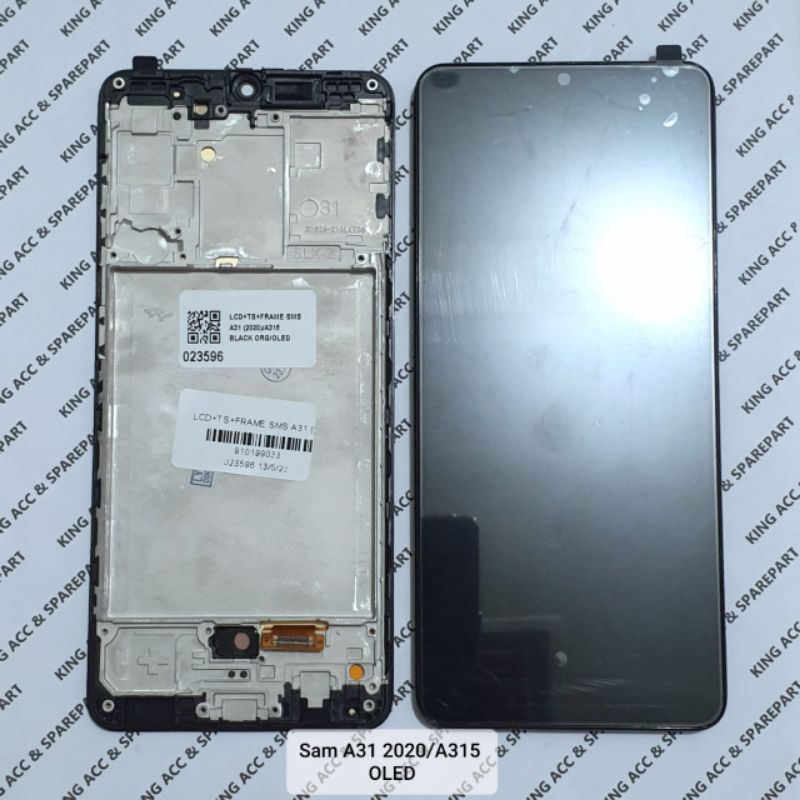 Jual LCD TOUCHSCREEN FRAME SAMSUNG GALAXY A31 A315 OLED | Shopee Indonesia