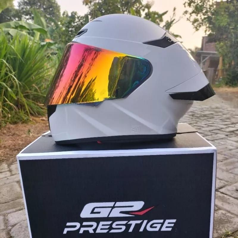 Jual HELM G2 PRESTIGE TTC FULL FACE PAKET GANTENG ORIGINAL SNI | Shopee ...