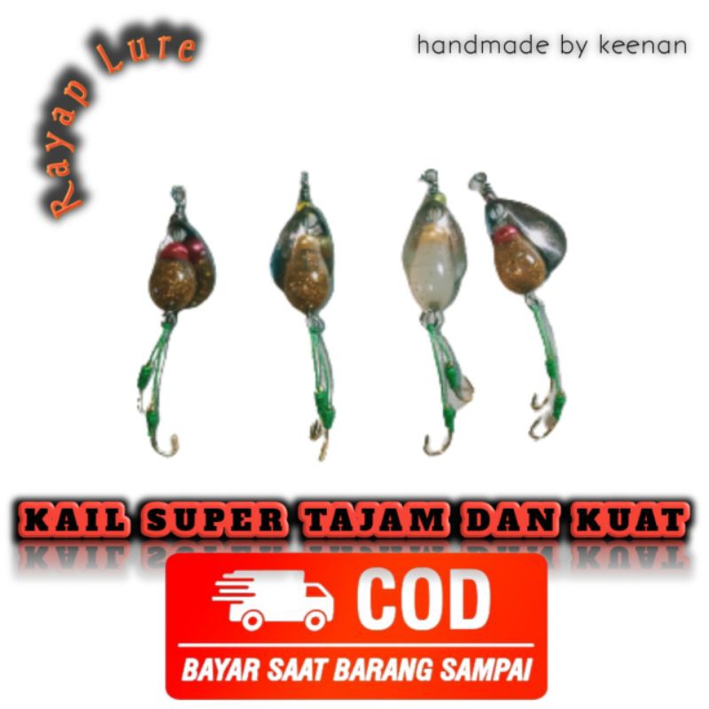 Jual umpan rayap lure mancing wader hampili chana betok red devil ...