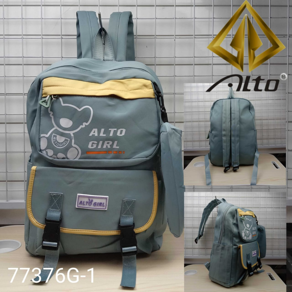 Jual gof 1 Tas Alto Ransel Girl's Tas Sekolah Anak Perempuan Anti Air ...