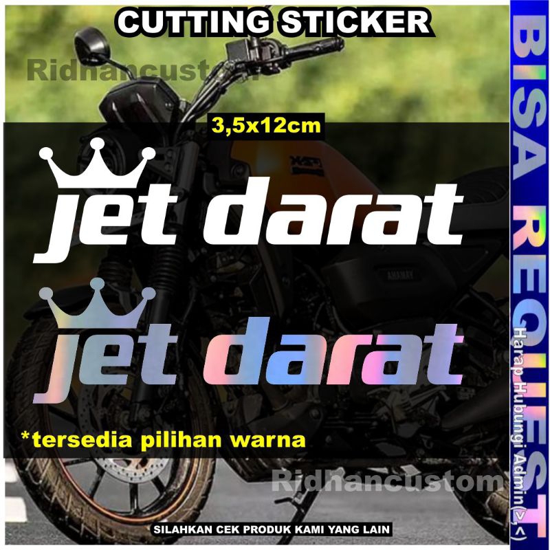 Jual [ Jet darat ] CUTTING STICKER MOTOR JET DARAT | Shopee Indonesia