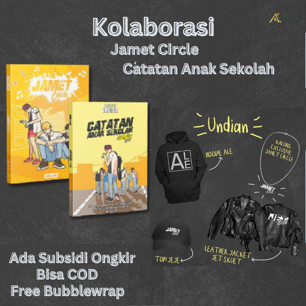 Jual Novel JAMET CIRCLE + Catatan Anak Sekolah - (Ehlija) (Merchandise ...