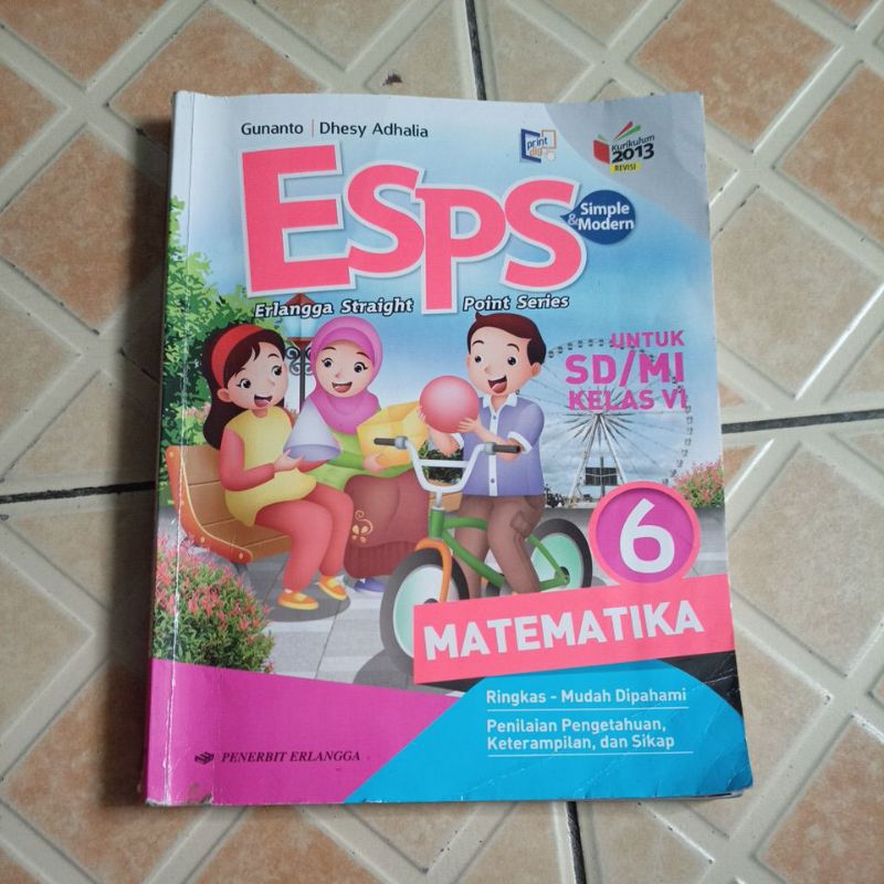 Jual Buku ESPS matematika untuk SD kelas 6 by Gunanto | Shopee Indonesia
