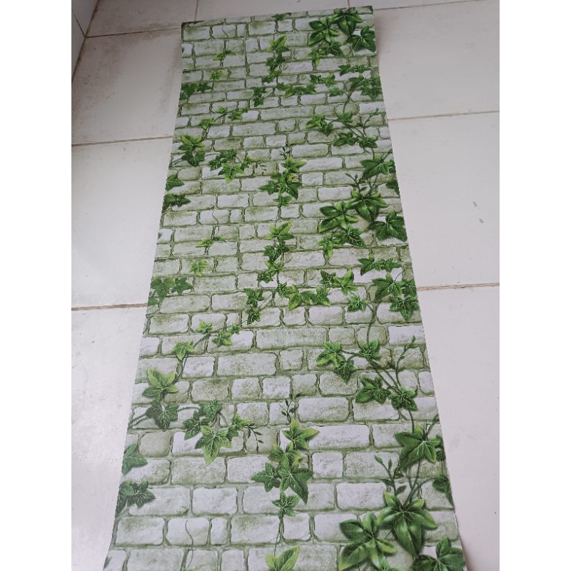 Jual Wallpaper sticker dinding 45cmx10m motif bata gh005/cy1044 ...