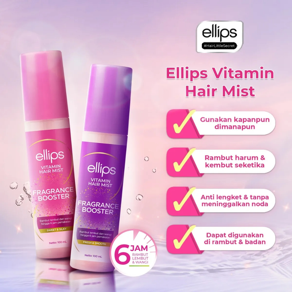 Jual Ellips Vitamin Hair Mist Fragrance Booster 100ml | Shopee Indonesia