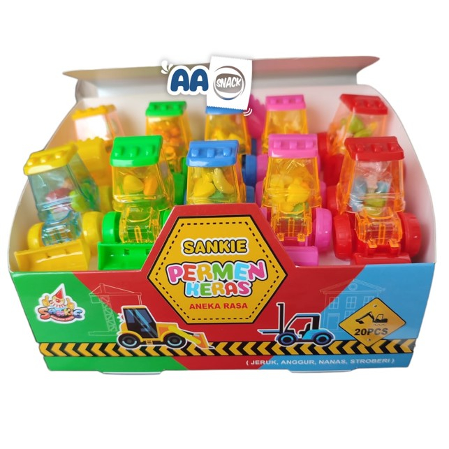 Jual PERMEN MOBIL KONTRUKSI BOX ISI 30 | Shopee Indonesia