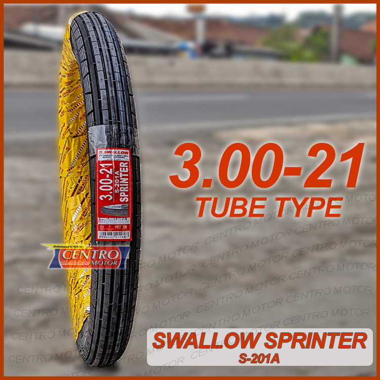 Jual Ban Motor Custom Motif Classic. Swallow Sprinter 300-21 Tube Type ...