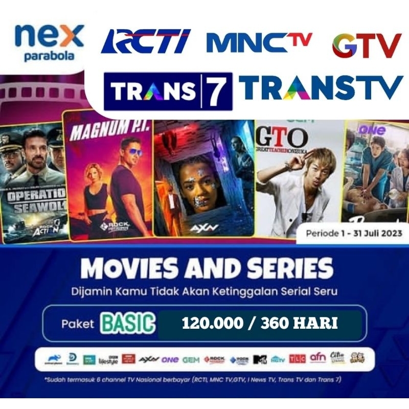 Jual Voucher Paket Tv Nasional 12 Bulan Nexparabola | Shopee Indonesia