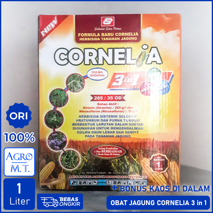 Jual Obat Jagung Cornelia 265/35OD - 3in1 (1L) - Herbisida Selektif ...