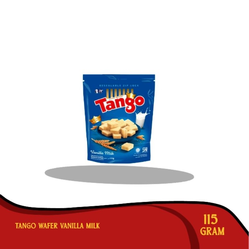 Jual Tango Wafer Vanilla Milk 115 g | Shopee Indonesia