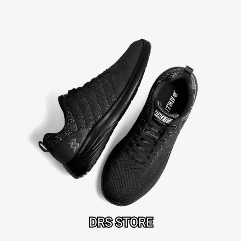 Jual DRS STORE Athletica Official Shop - AT 693 All Black | Sepatu ...