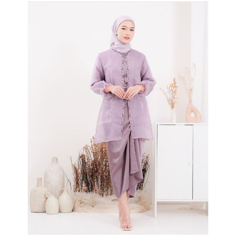 Jual Outer Organza Premium Outer Kondangan Organza | Shopee Indonesia