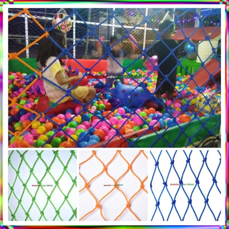 Jual Jaring mandi bola pengaman pagar playground tangga balkon | Shopee ...
