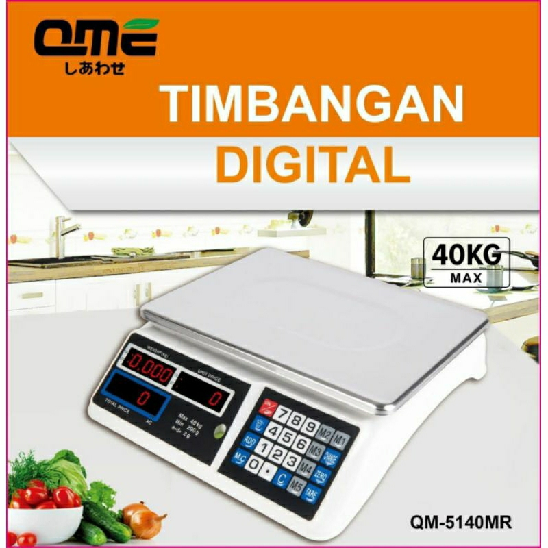 Jual TIMBANGAN DIGITAL BUAH / SAYUR 40 KG | Shopee Indonesia