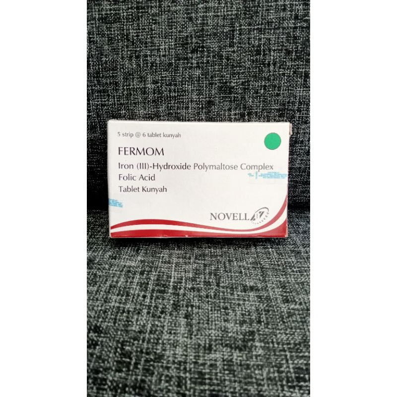 Jual FERMOM // TABLET ANEMIA// TABLET KURANG ZAT BESI RASA COKLAT ...