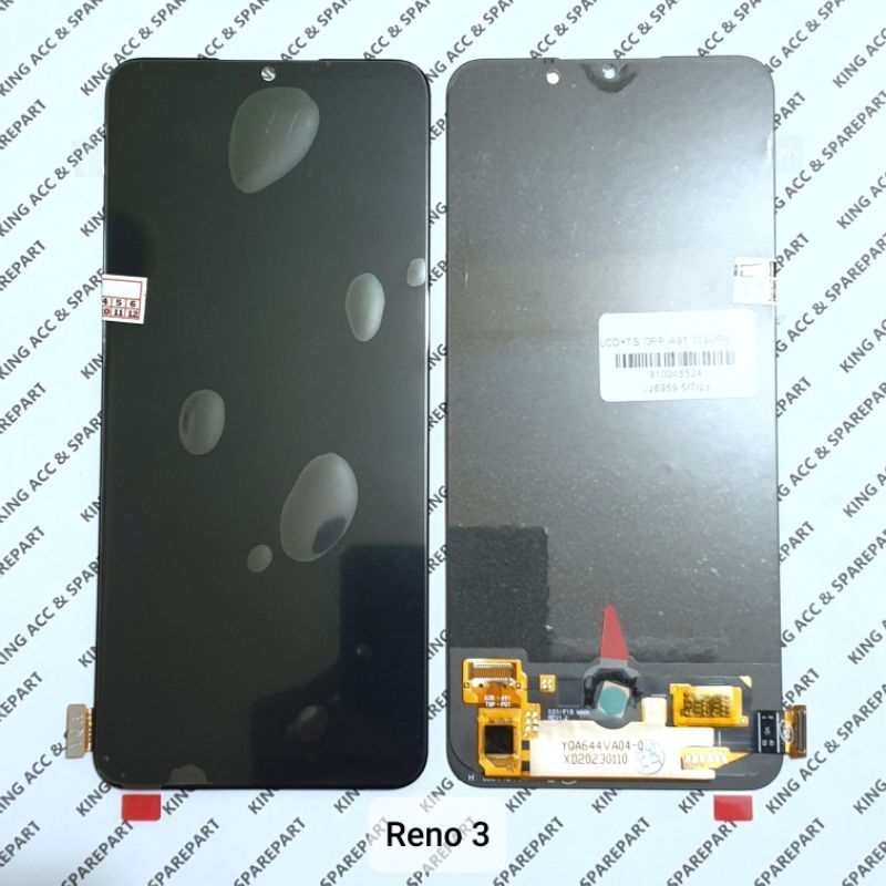 Jual LCD TOUCHSCREEN OPP RENO 3 OPP A91 OLED FINGERPRINT FUNGSI ...