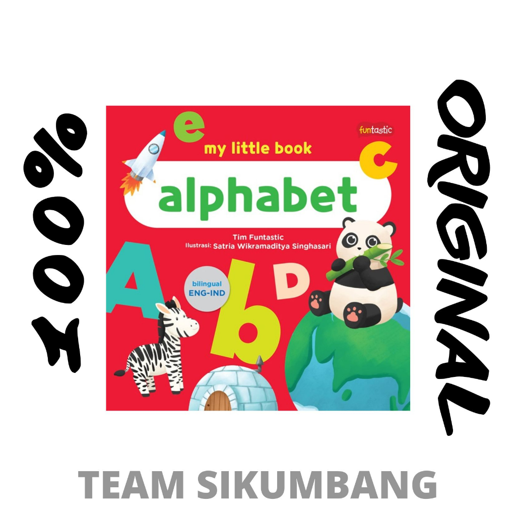 Jual Buku My Little Book - Alphabet by Tim Funtastic | Shopee Indonesia
