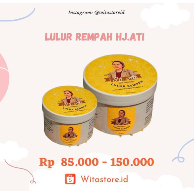 Jual Lulur Rempah Hj.Ati BPOM LULUR KUNING VIRAL KHAS KALIMANTAN YANG ...