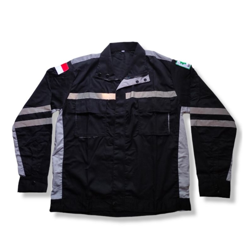 Jual Wearpack safety Semi Jaket Resleting Katelpak Wearpack Proyek ...