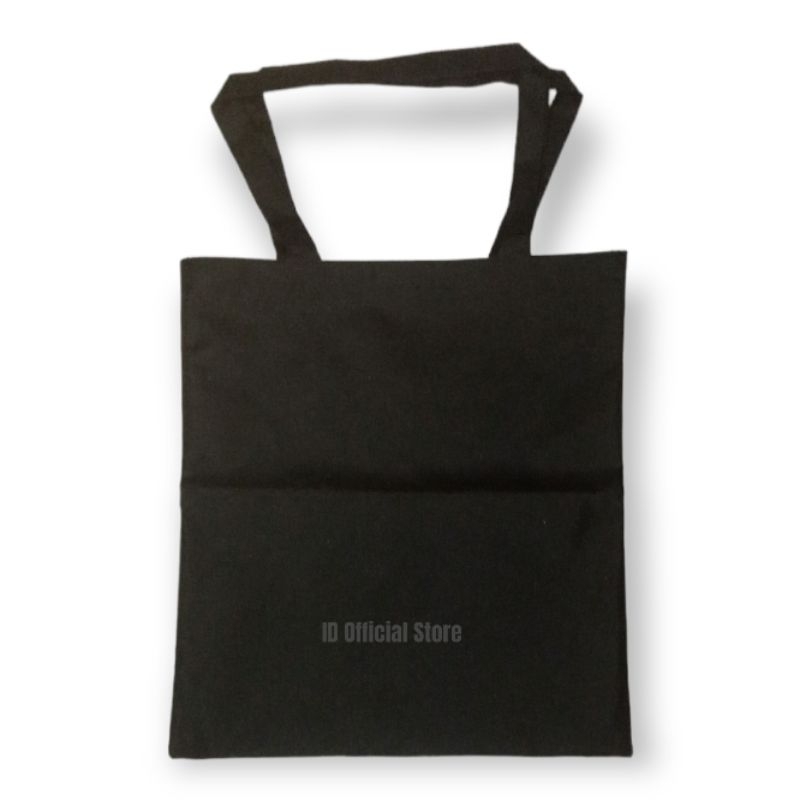 Jual TOTEBAG CANVAS HITAM / TOTE BAG POLOS / GROSIR TOTEBAG KANVAS POLOS KPOP MURAH | Shopee ...
