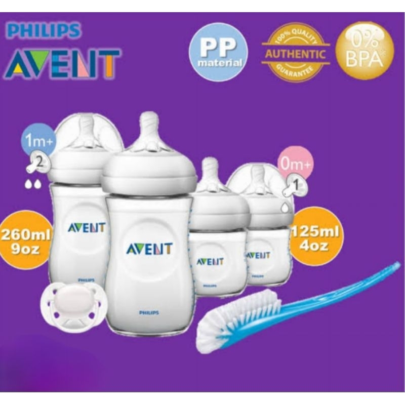 Jual Philips Avent Newborn Starter Kit Botol Avent Natural Set / Paket ...