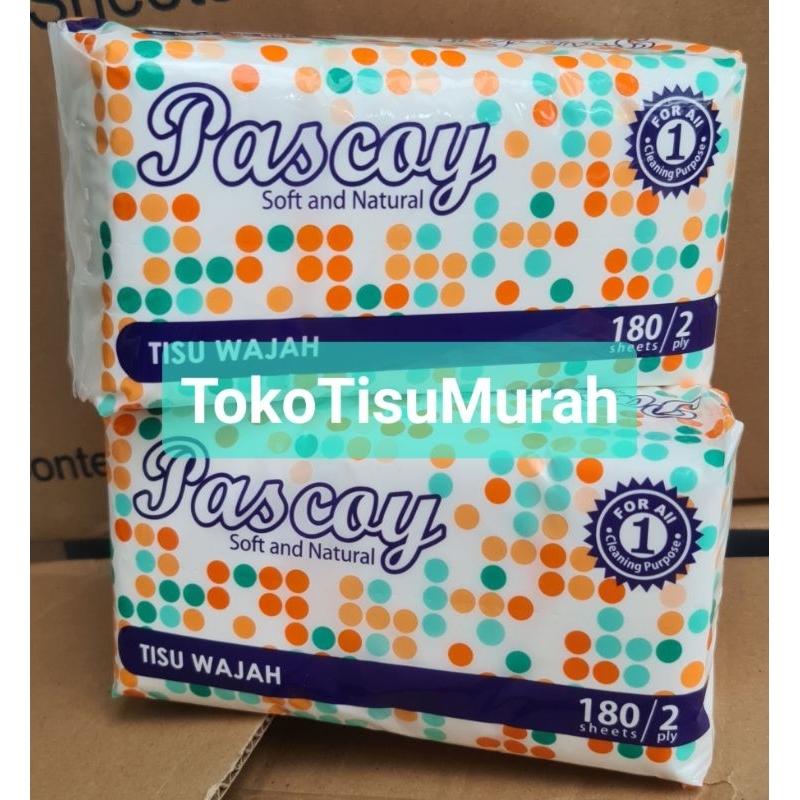 Jual Pascoy Tissue 180 sheets Tisu 2 ply | Shopee Indonesia