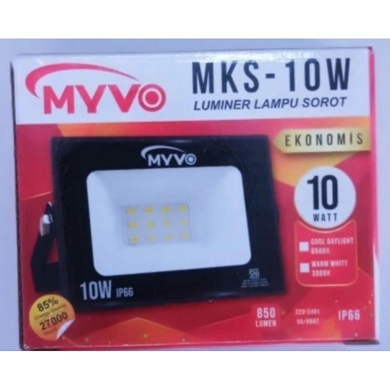 Jual Lampu sorot Myvo Luminer 10 watt, 100 watt, cahaya putih ...