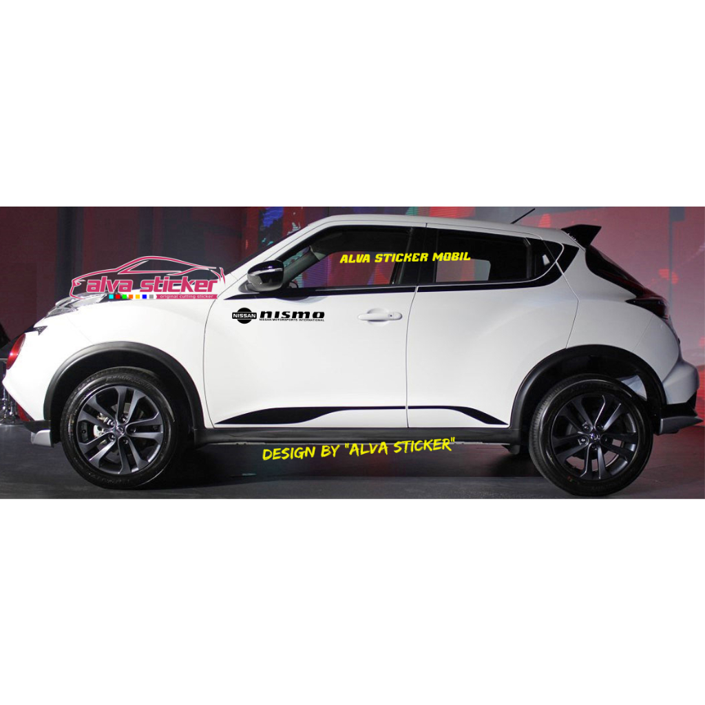 Jual promo sticker juke list cutting stiker body striping mobil nissan ...