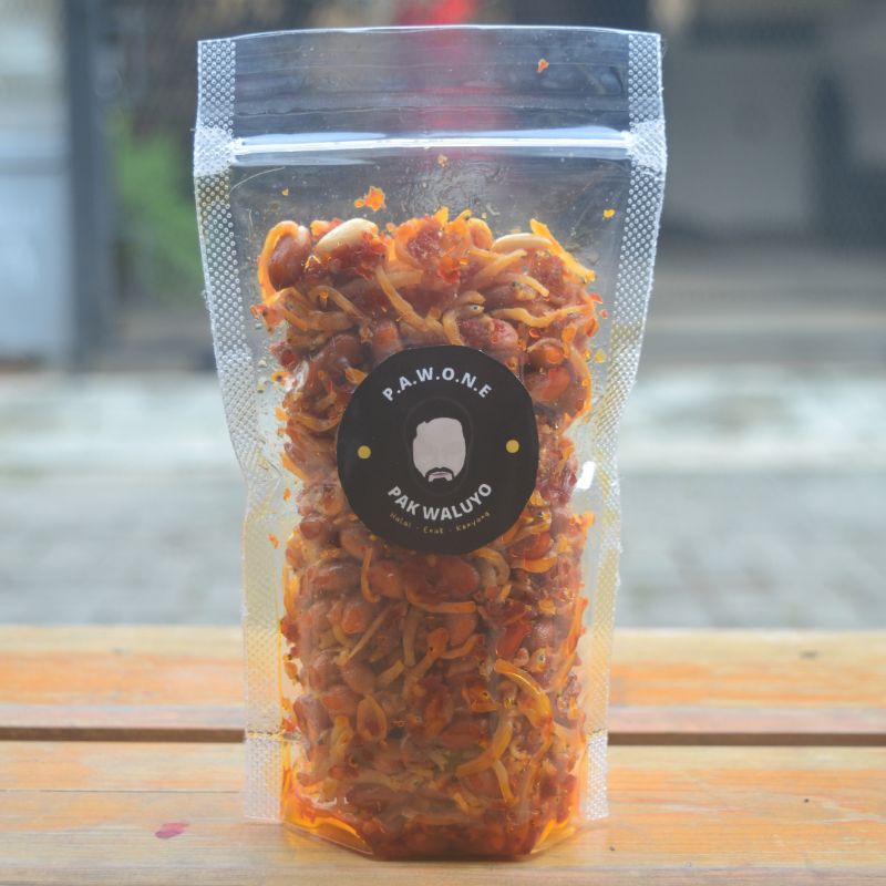 Jual Teri Kacang Balado / Balado Teri Kacang / Sambal Teri kemasan 150 ...