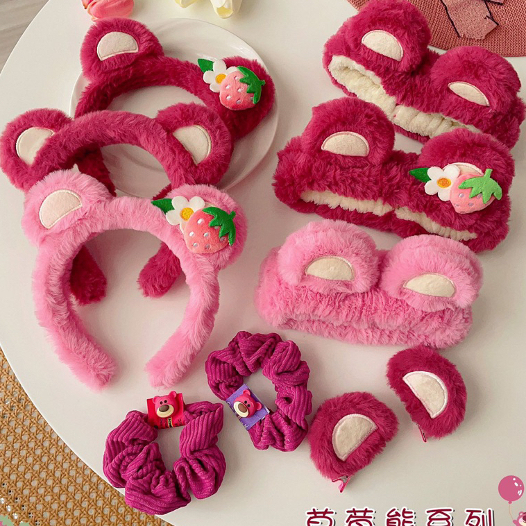 Jual Bando Karakter lotso Bear Lucu Korea Fashion Headband Bandana ...