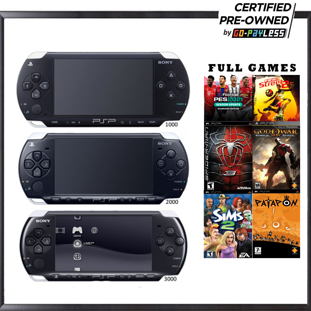 Jual PSP Sony Playstation Portable Console Preowned Full Games | Shopee ...