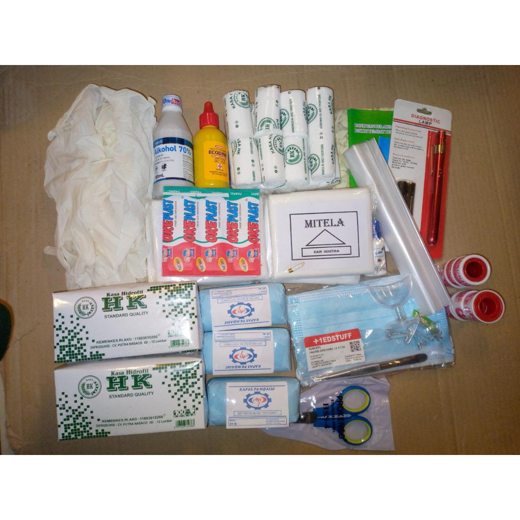 Jual Isi Kotak Obat P3K Type C ( Untuk 100 Pekerja ) | Shopee Indonesia