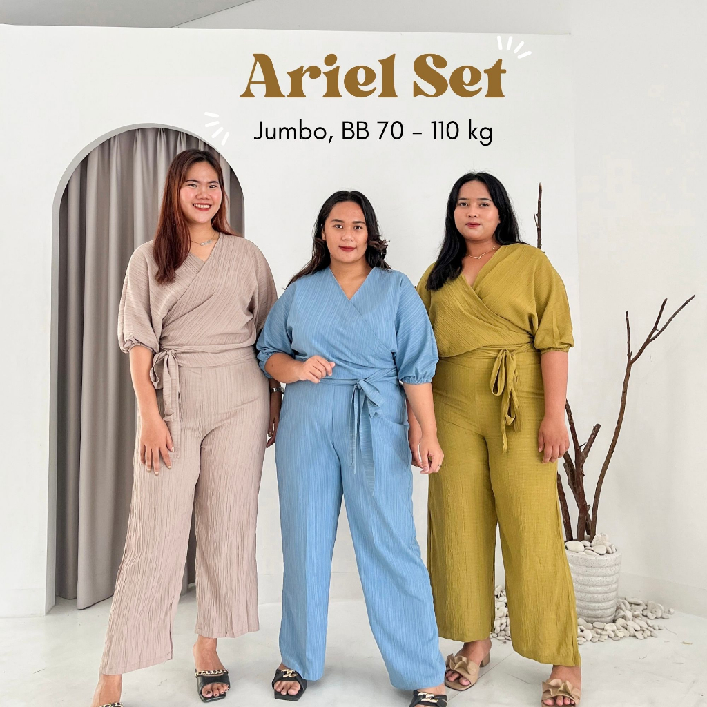 Jual MOKMOK - Ariel Set Bigsize JumboSize | Shopee Indonesia