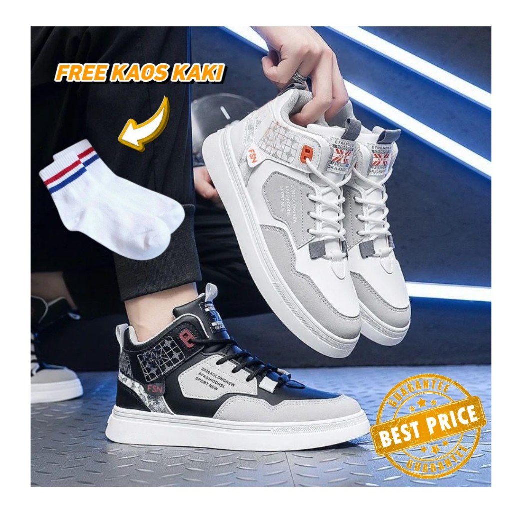 Jual SEPATU SNEAKERS BOOTS CASUAL FASHION | Shopee Indonesia