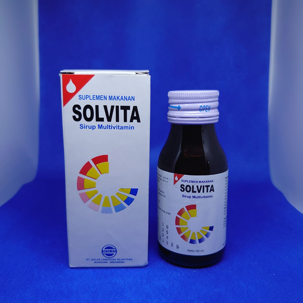 Jual Solvita 60 ml Syrup Multivitamin Anak Imun Daya Tahan Nafsu Makan ...