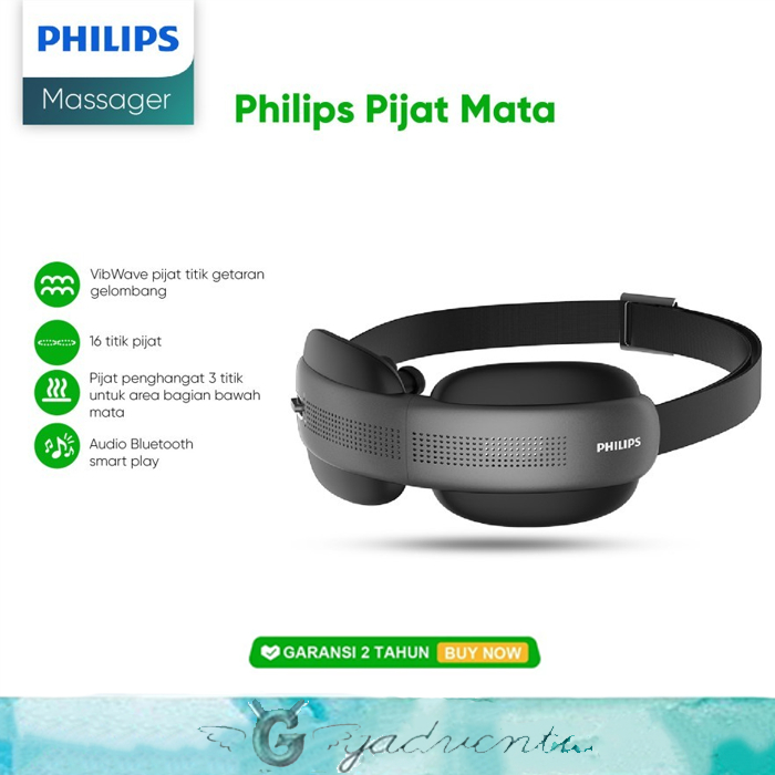Jual Philips Eyes Mask Massage Alat Pijat Mata + Music Bluetooth ...