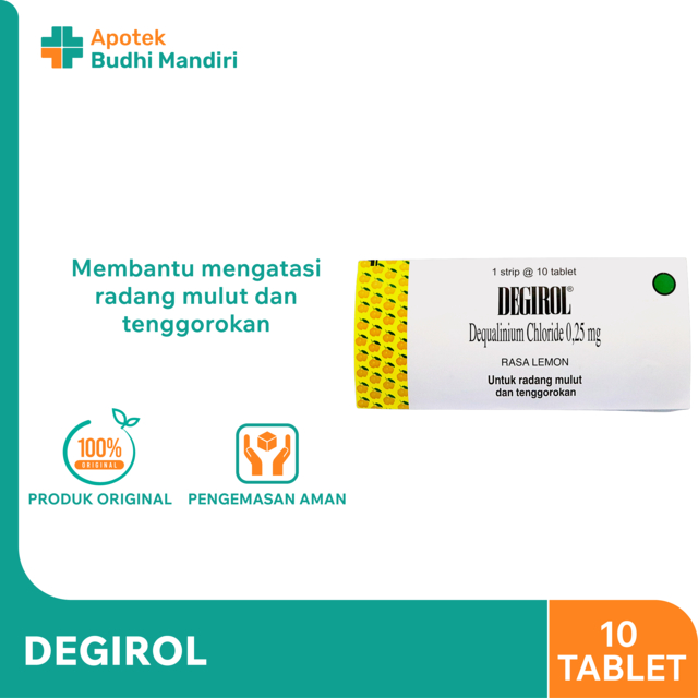 Jual Degirol (1 Strip) - Obat Radang Mulut dan Tenggorokan | Shopee ...