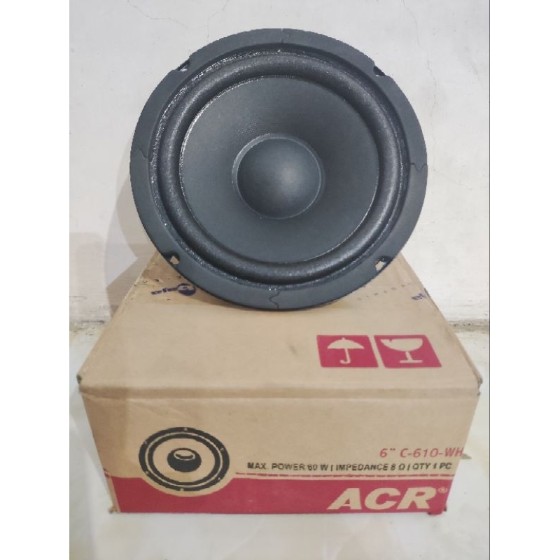 Jual Speaker ACR 6" C-610-WH | Shopee Indonesia