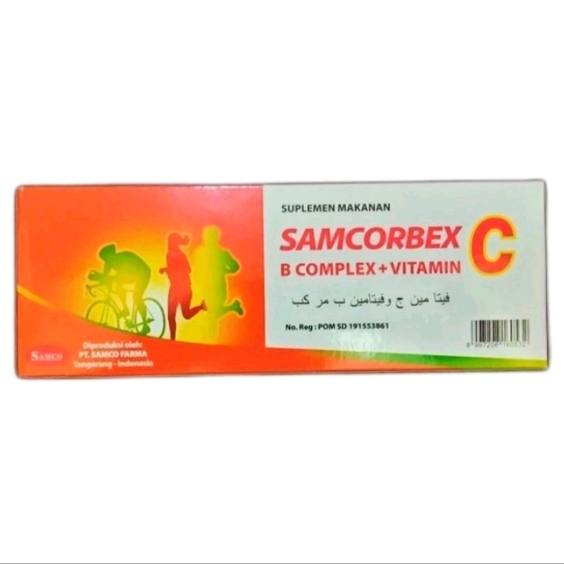 Jual SAMCORBEX C - B Complex + Vitamin C (100's /Dus) | Shopee Indonesia