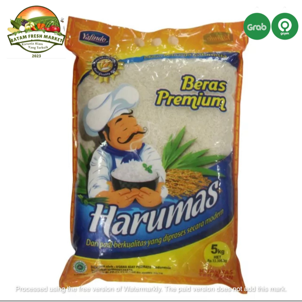 Jual Beras Harumas 5kg Enak Pulen Wangi | Shopee Indonesia